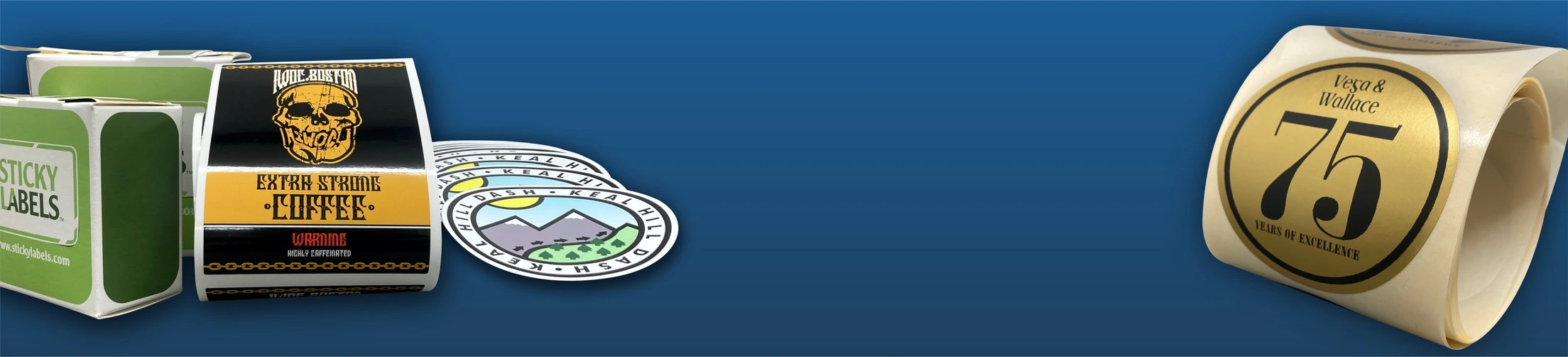 Custom Sticky Labels & Stickers - StickyLabels.com