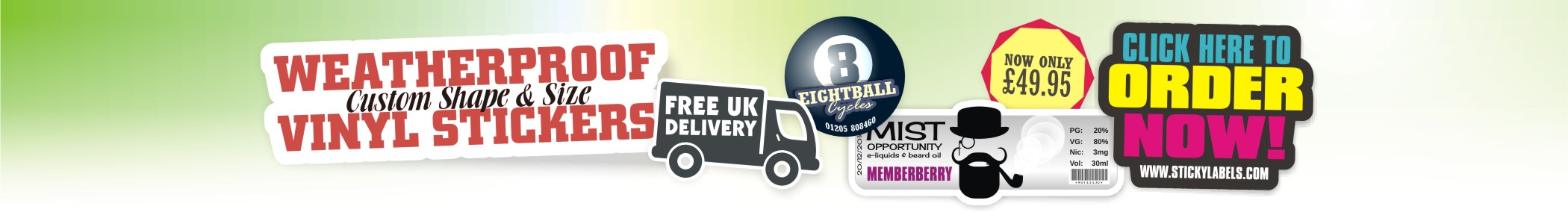 Sticky Labels: Custom Stickers & Labels Printed In The UK.