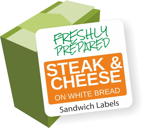 Custom Sandwich Labels | Full-Colour Food Packaging Stickers