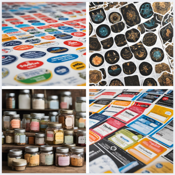 Select Label Shape & Design Printed Sticky Labels – Custom Options Fast!